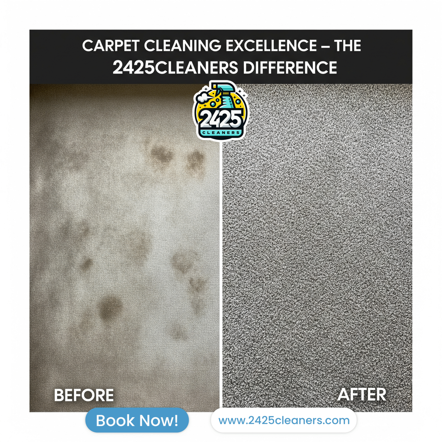 Carpet Cleaning Excellence – The 2425cleaners Difference 🧼 – 2425cleaners